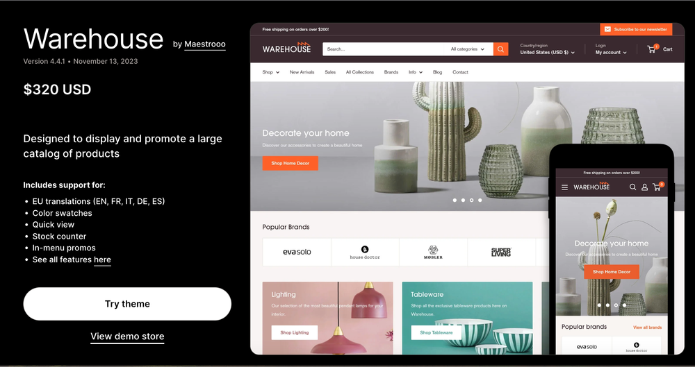 Shopify Warehouse Theme: Optimize Your Shopify Store